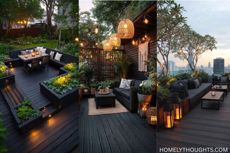 41 Black Decking Ideas to Transform Your Outdoor Oasis